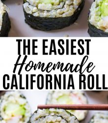 Homemade California Roll (The Easiest Recipe!)
