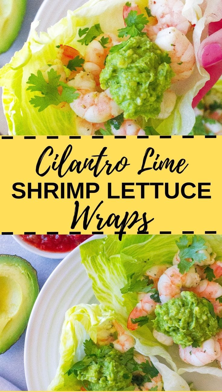 Cilantro Lime Shrimp Lettuce Wraps - Kathryn's Kitchen
