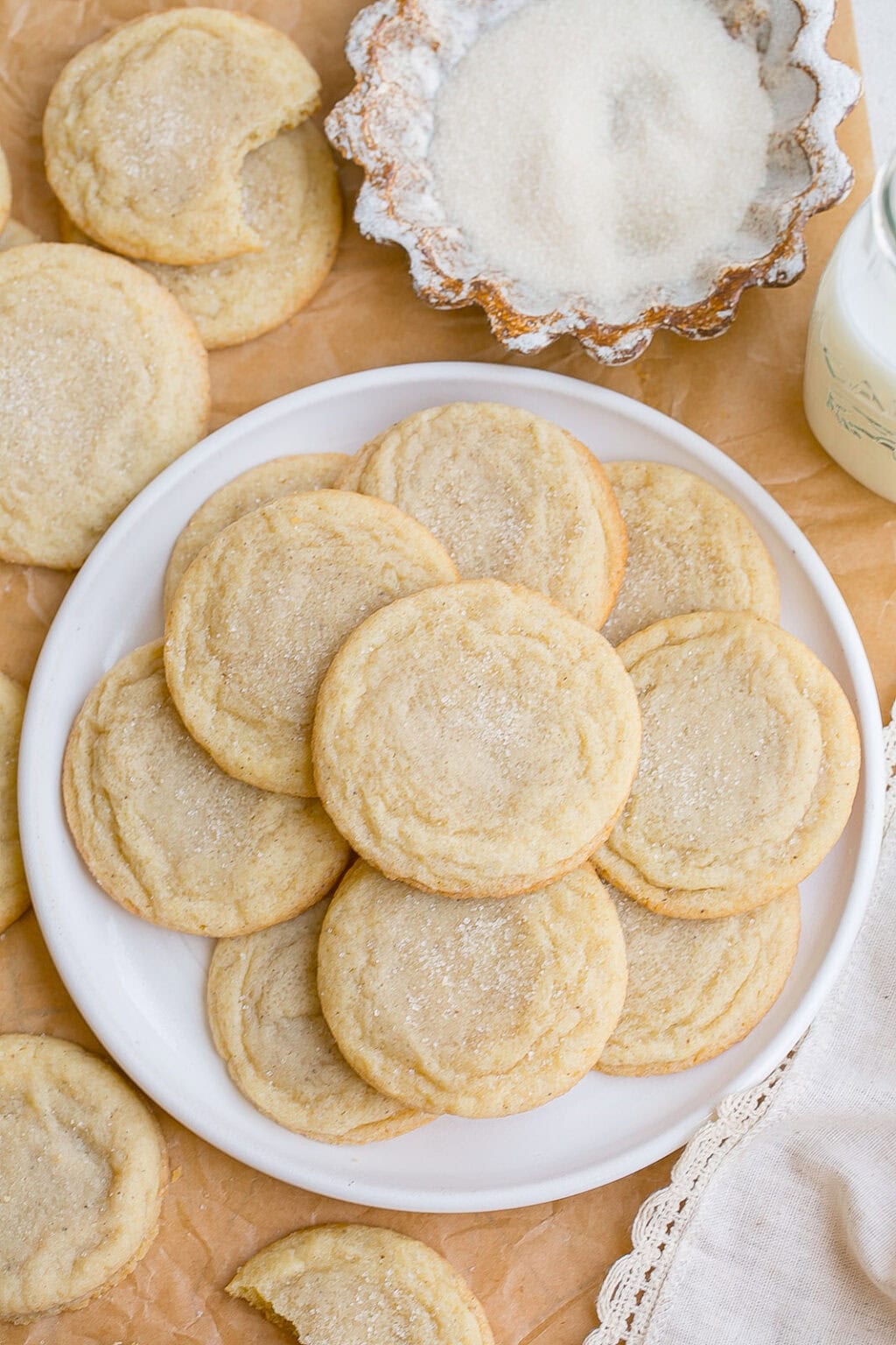 Soft and Chewy Vanilla Bean Sugar Cookies