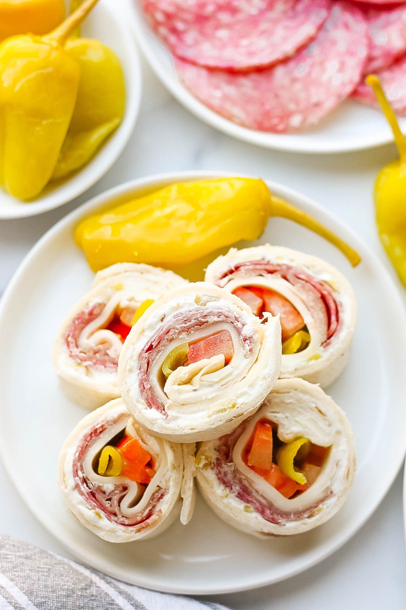 Turkey Cheddar Lunch Roll Ups - Kathryn's Kitchen