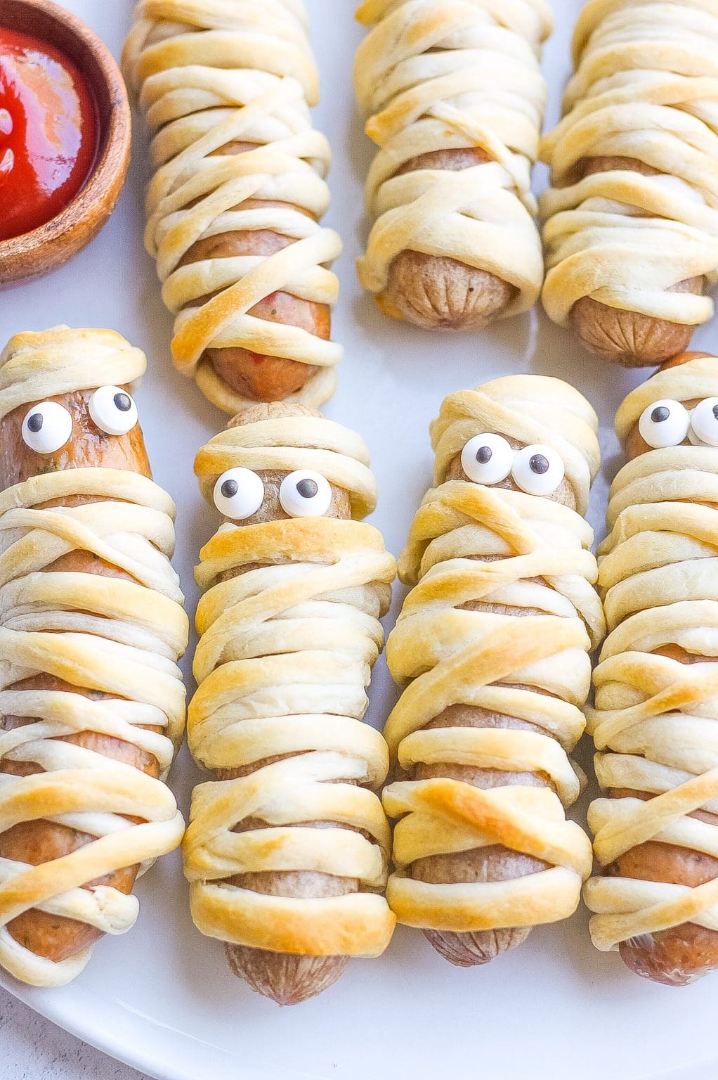 Halloween Mummy Dogs (Fun for Kids to Make)