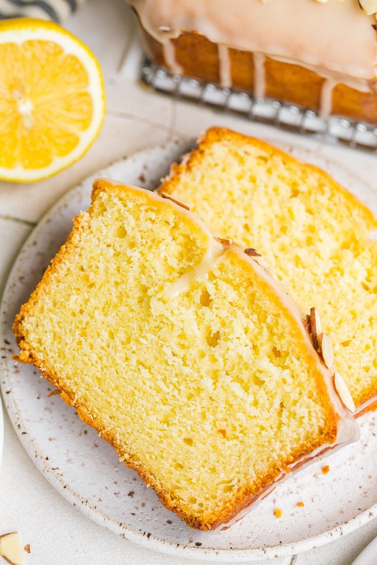 Almond Loaf Cake Recipe with Lemon
