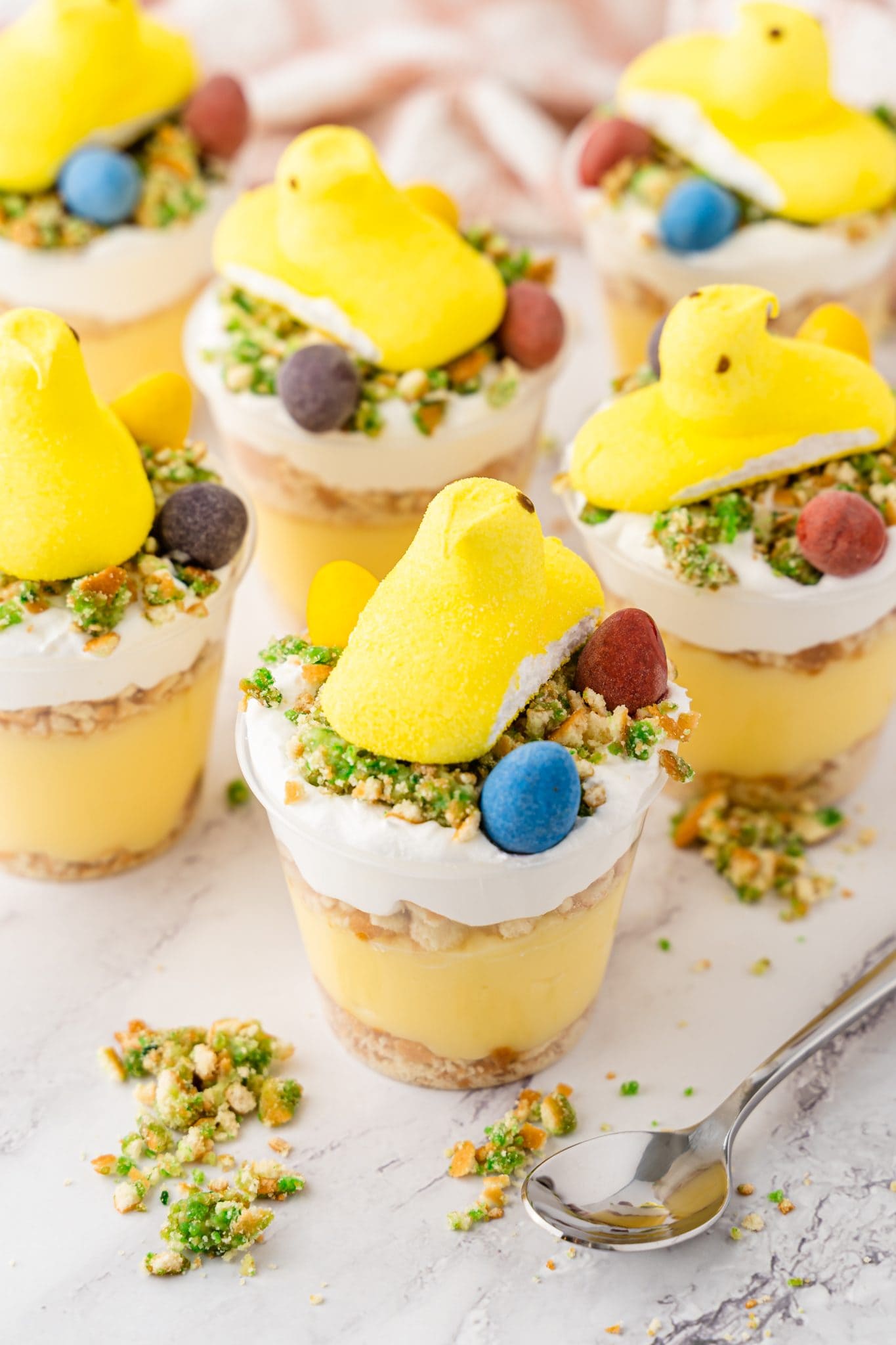 Adorable Peeps Easter Pudding Cups- Kathryn's Kitchen Blog