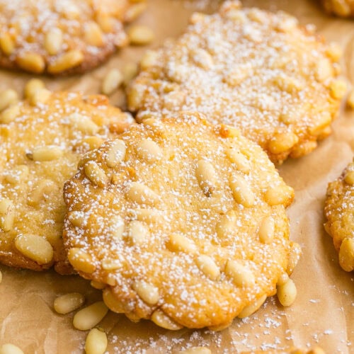 Classic Pignoli Cookies (Italian Almond Paste Cookies)