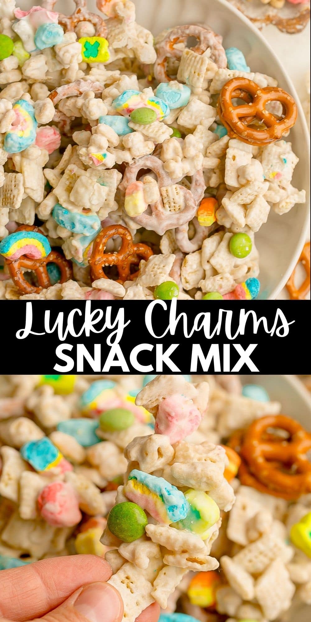Lucky Charms Snack Mix (Sweet & Salty, No-Bake!)