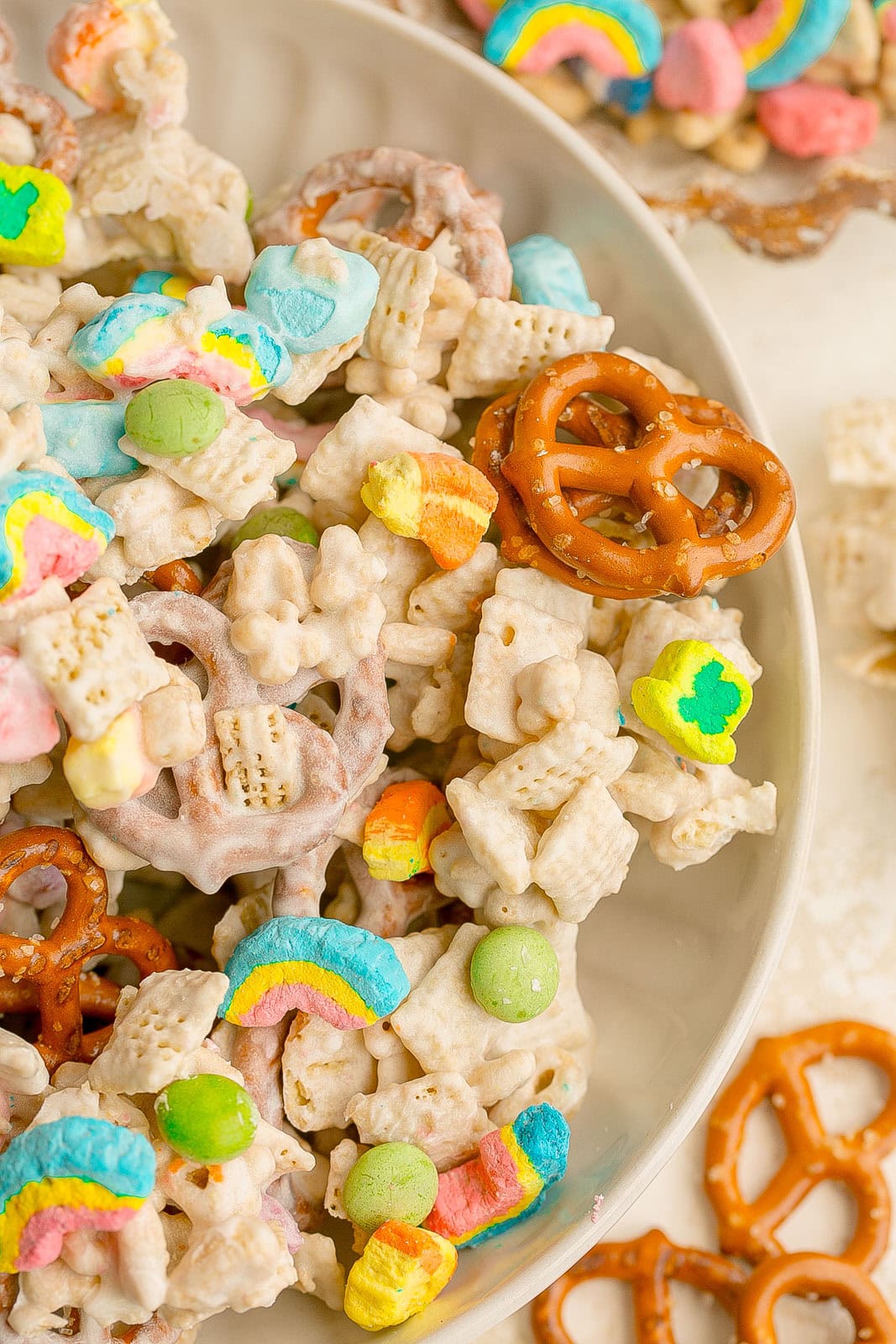 Lucky Charms Snack Mix (Sweet & Salty, No-Bake!)