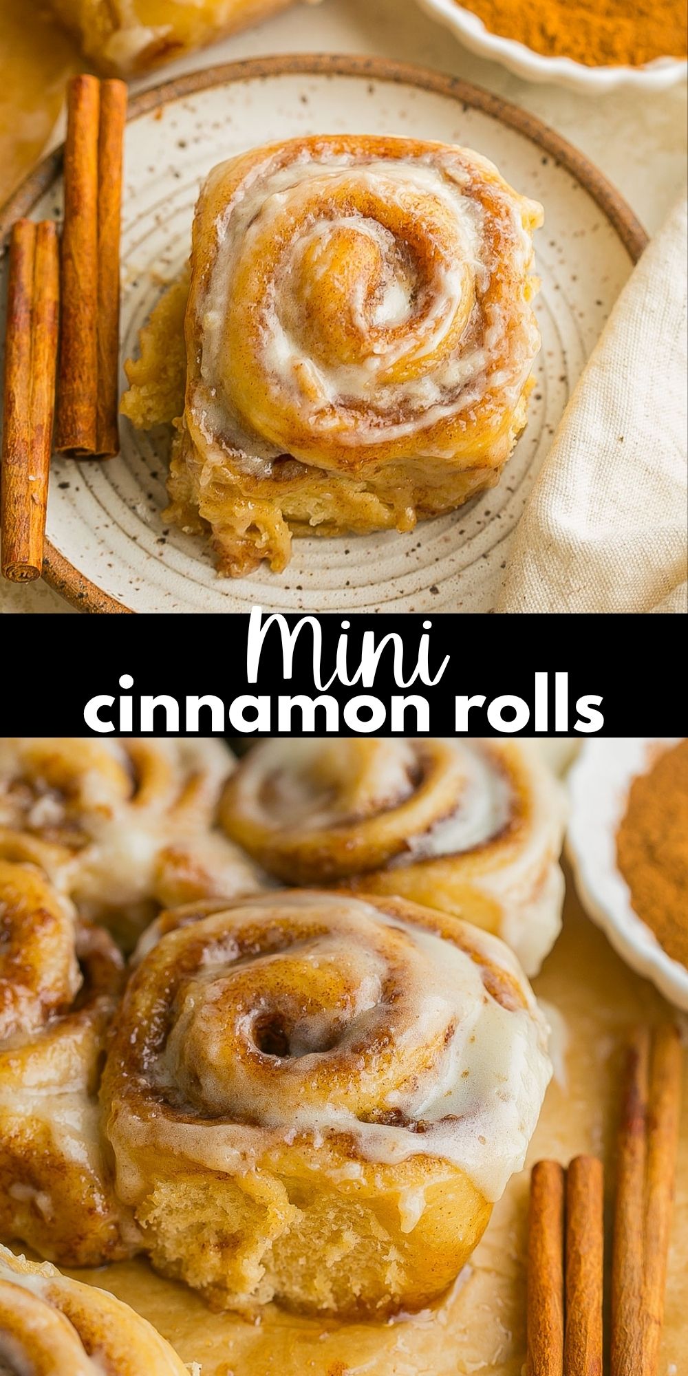 The Cutest Mini Cinnamon Rolls (Will Melt in Your Mouth)
